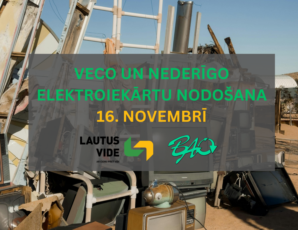 Pirms ziemas atbrīvojies no vecajām un nederīgajām elektroiekārtām ...